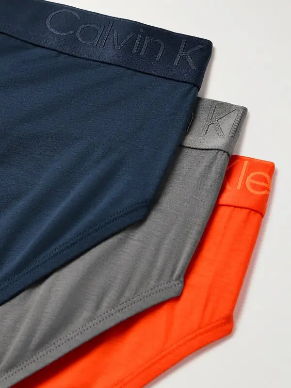 Calvin Klein Three-pack Stretch-jersey Briefs