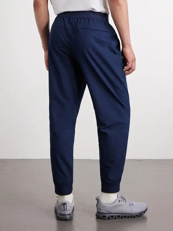 Lululemon Abc Tapered Recycled-warpstreme™ Drawstring Trousers - Blue