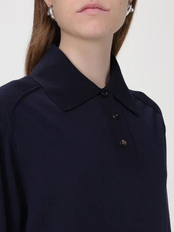 Bottega Veneta Long Sleeve Polo Shirt
