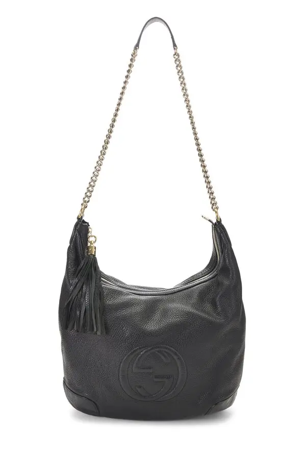 Gucci Grained Leather Soho Chain Hobo