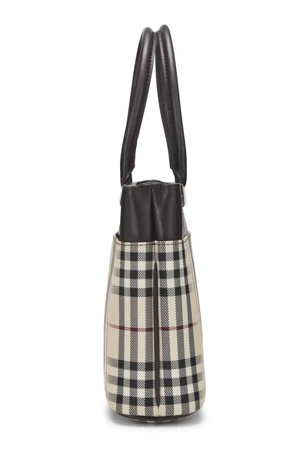 Burberry House Check Jacquard Handbag