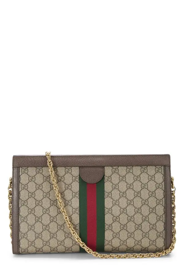 Gucci Ophidia Gg Supreme Shoulder Bag - Brown