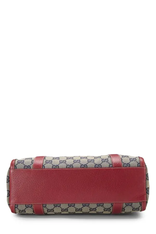 Gucci Original Gg Canvas D-ring Boston Handbag