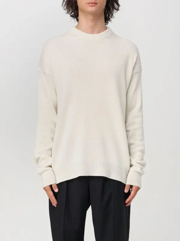 JIL SANDER Crew Neck Sweater - White