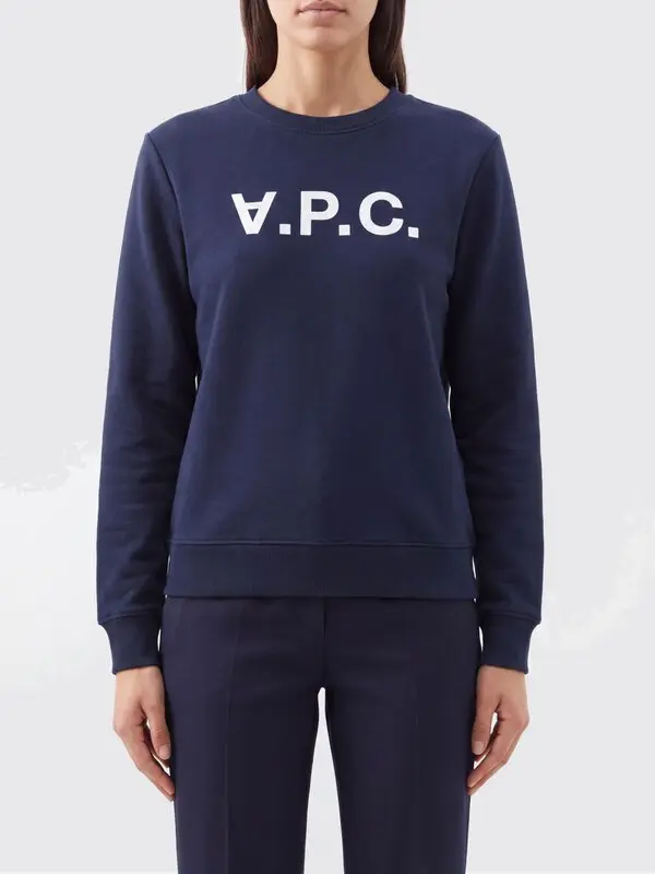 A.p.c. Logo Sweatshirt - Navy