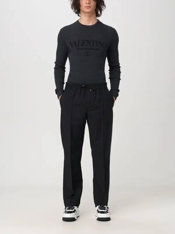 Valentino Garavani Tailored Drawstring Trousers - Black