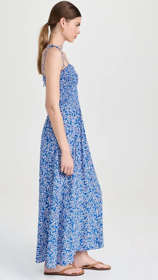 madewell blue dress Madewell x Agua Bendita Daphne Maxi Dress
