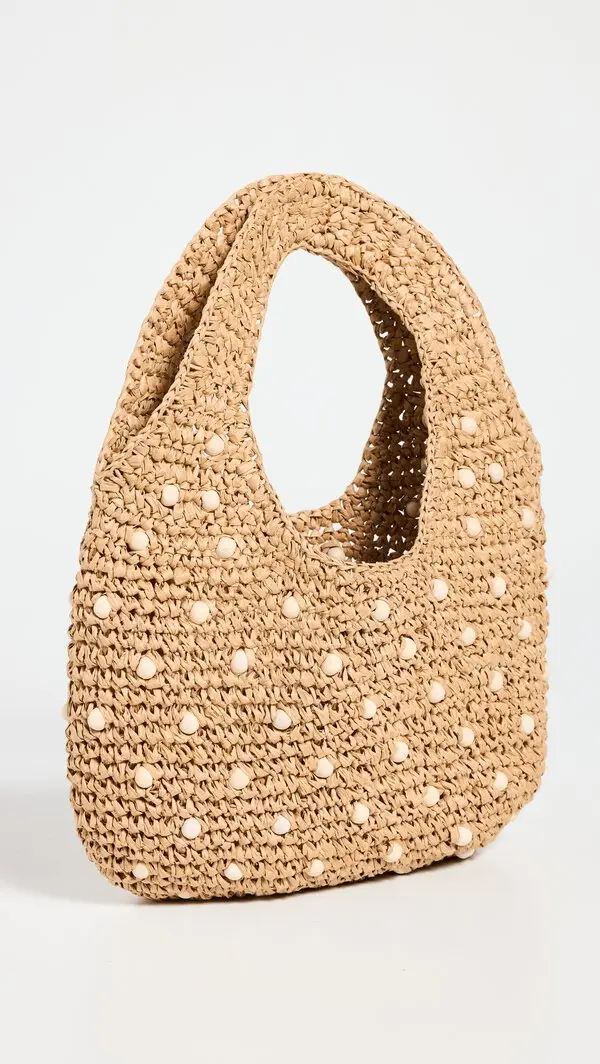 Madewell Micro Beaded Straw Bag