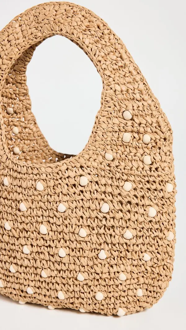Madewell Micro Beaded Straw Bag