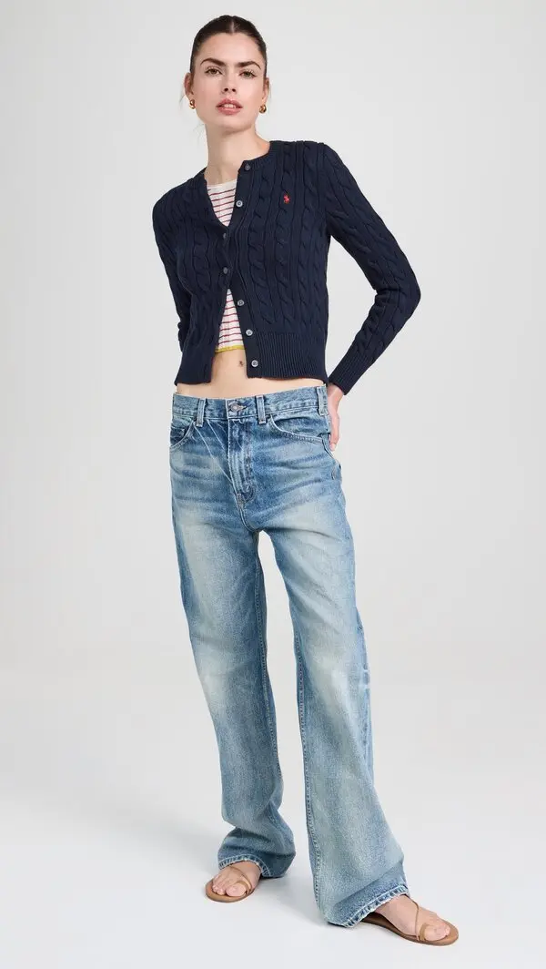 Polo Ralph Lauren Cotton Cable Knit Cardigan