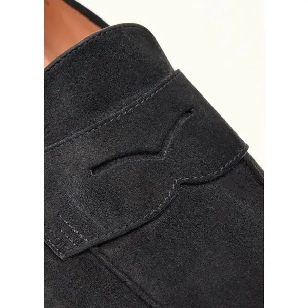Santoni Carla Suede Penny Loafers