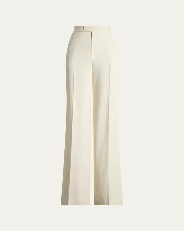 Ralph Lauren Modern Wool Wide-leg Trousers