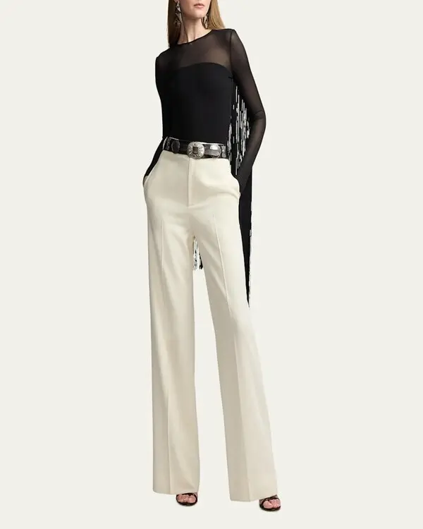 Ralph Lauren Modern Wool Wide-leg Trousers