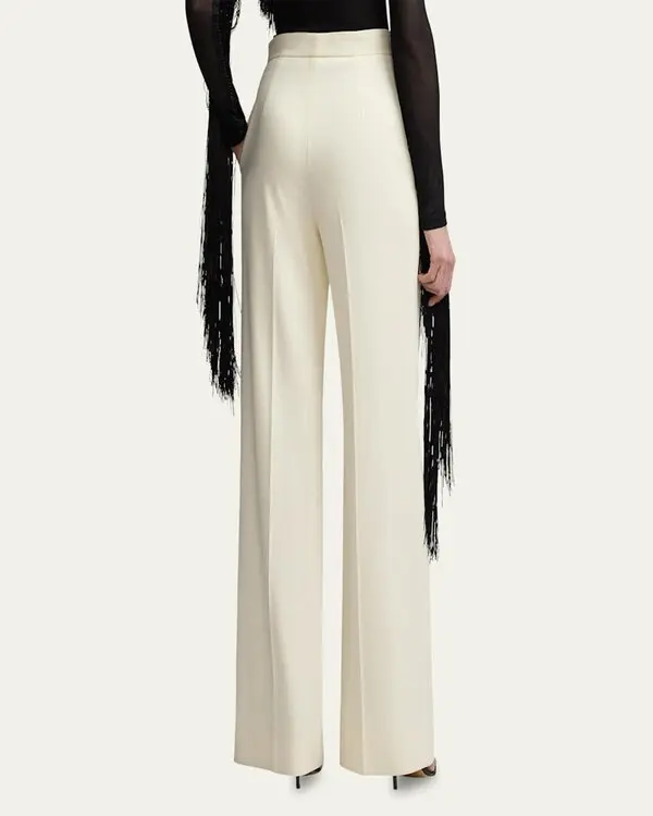 Ralph Lauren Modern Wool Wide-leg Trousers