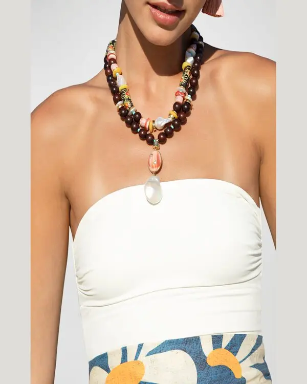 LIZZIE FORTUNATO - Souvenir Necklace In Tropic