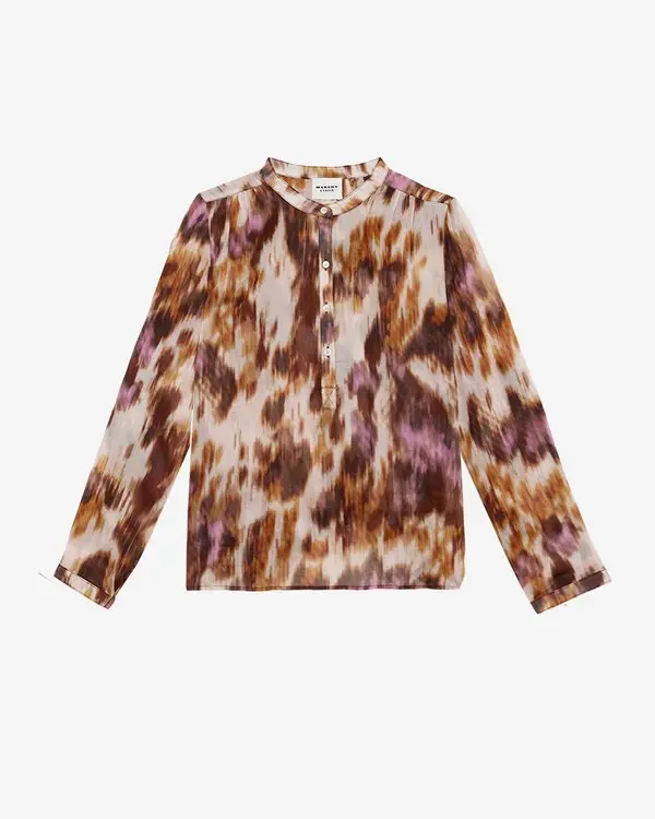 MARANT ETOILE Maria Blouse - Ecru/ochre
