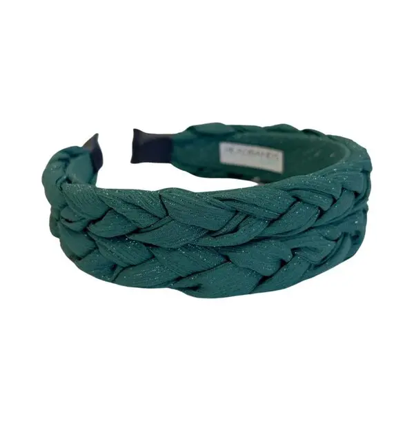 HEADBANDS OF HOPE Blushing Braid Headband - Dark Green