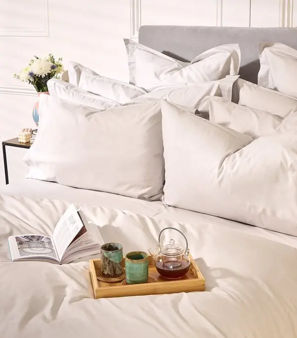 Harrods Chester Oxford Pillowcase Pair - Grey