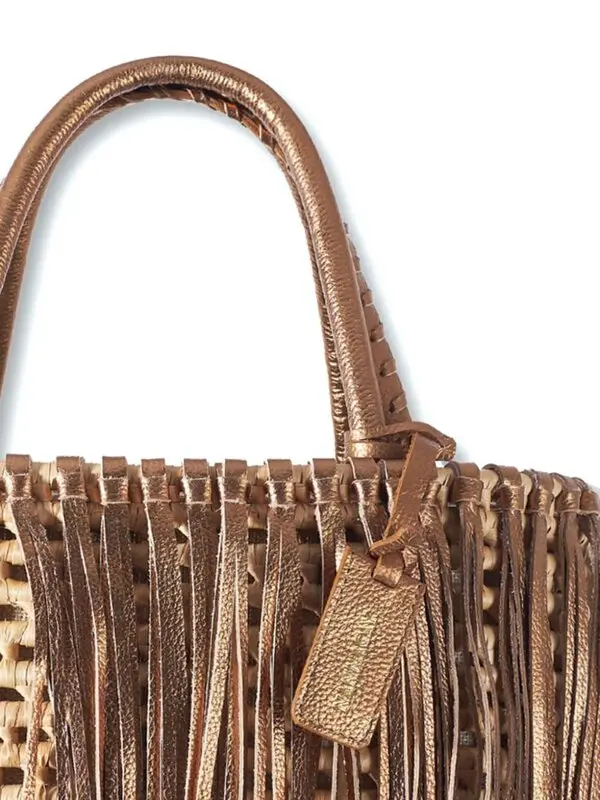 Nannacay Jackie Fringed Tote Bag