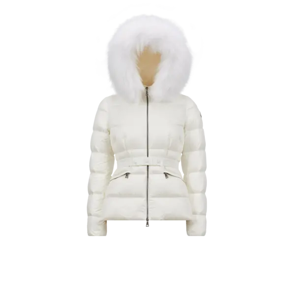 Moncler Boed Hooded Shearling Down Jacket