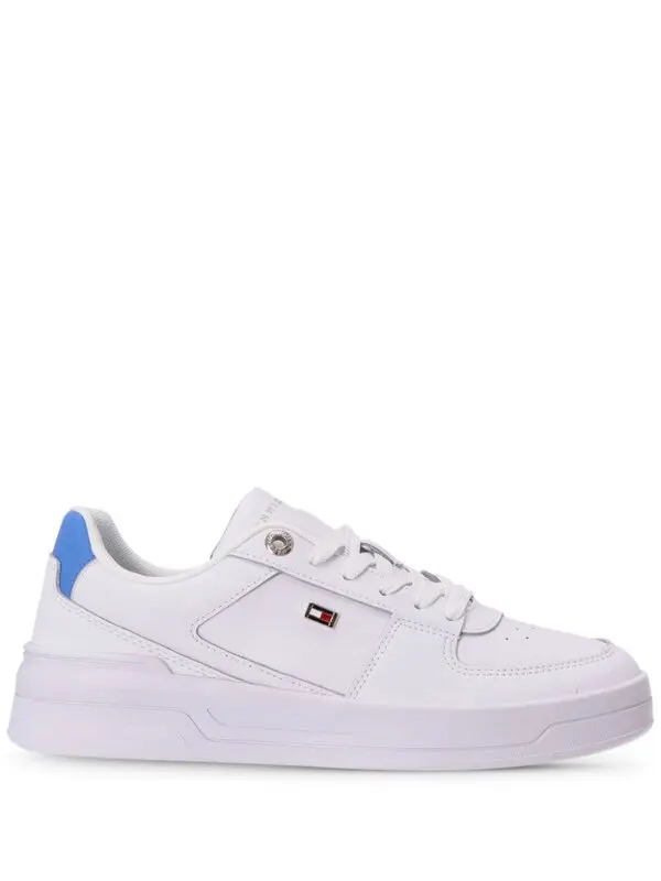 Tommy Hilfiger Flag Basket Panelled Sneakers - White