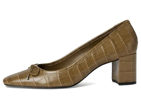 Schutz Arissa Croc Effect Block Heels