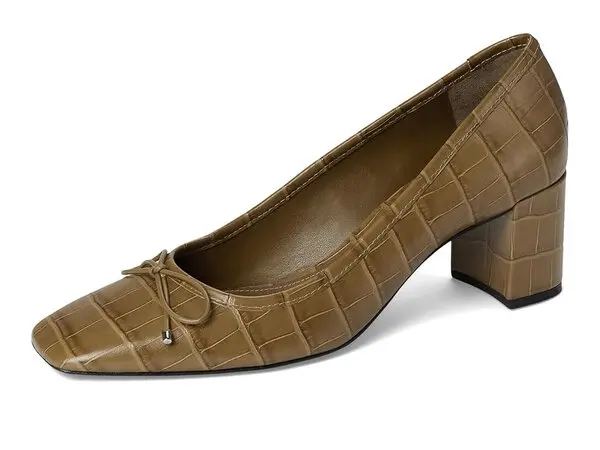 Schutz Arissa Croc Effect Block Heels