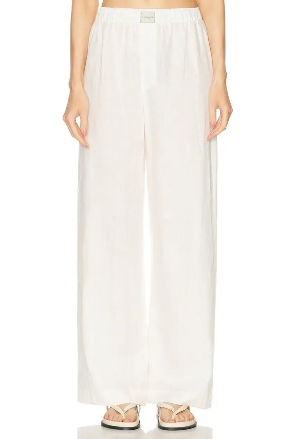 Comme Si La Boxer Alta Pant - Cream