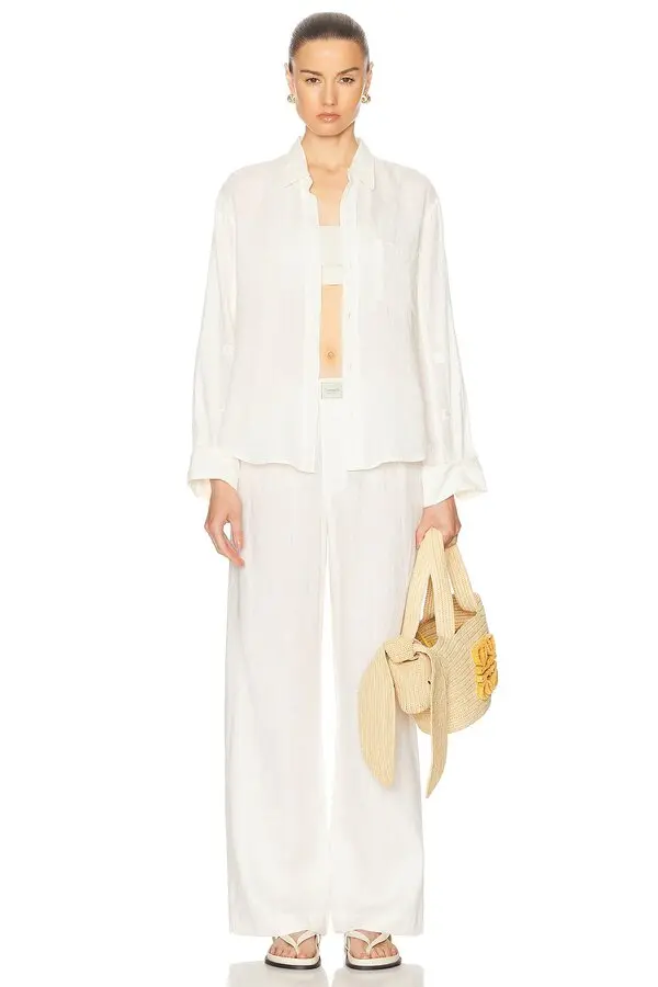 Comme Si La Boxer Alta Pant - Cream