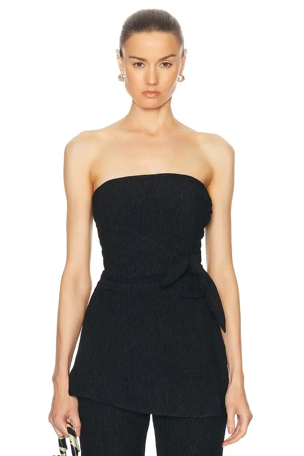 GANNI Strapless Top