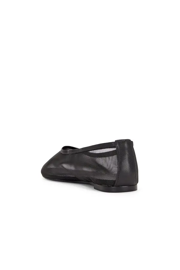 Staud Alba Ballerinas - Black Mesh