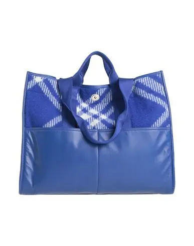 Burberry Flannel Shopper Bag - Blue