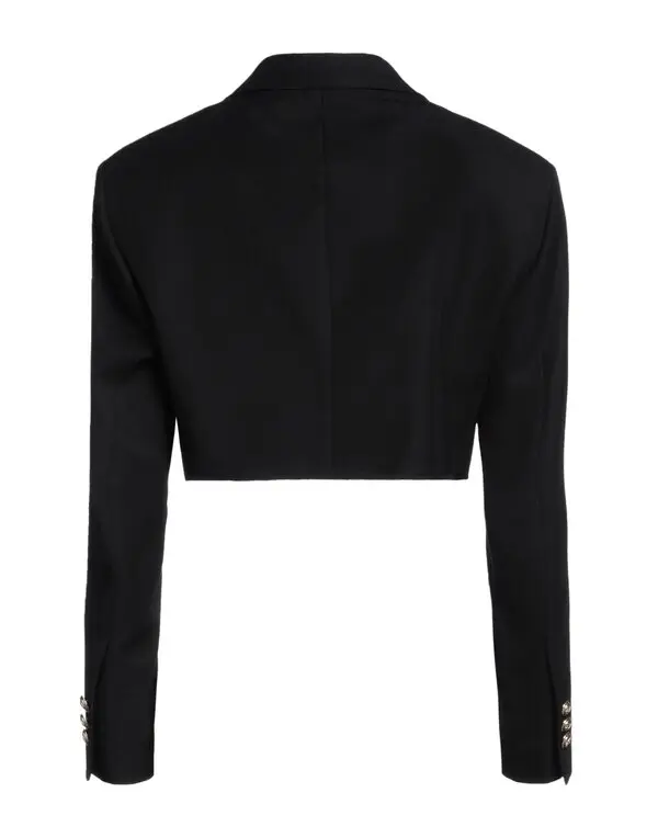 Palm Angels Double-breasted Blazer - Black
