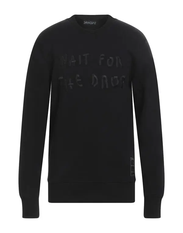 DRHOPE Cotton Sweatshirt - Black