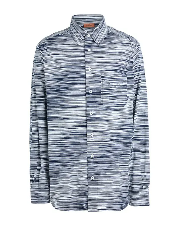 Missoni Shirt Size Cotton - Navy