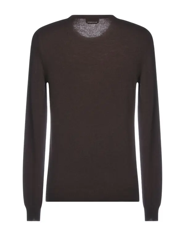 BROOKSFIELD Geometric-print Wool Sweater