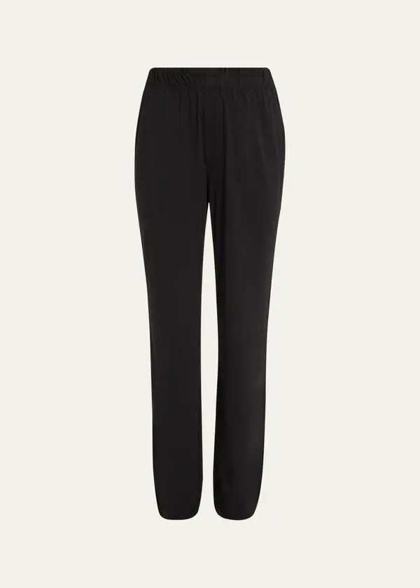 Eterne Terne Waffle-knit Lounge Pants - Black