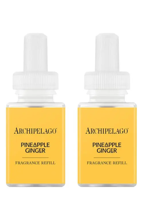 PURA X Archipelago 2-pack Smart Diffuser Fragrance Refills - Pineapple Ginger