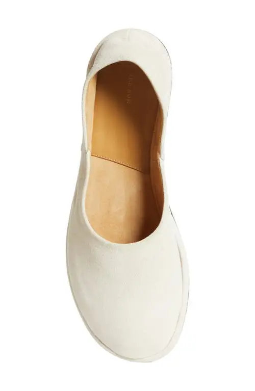 THE ROW Cary Leather Slip-on Flats