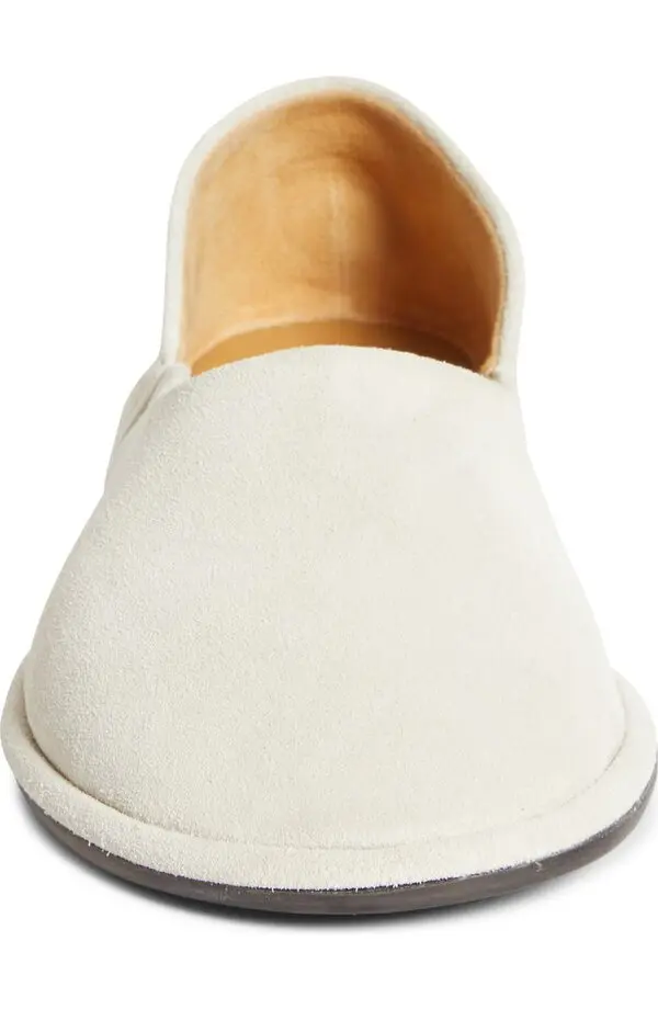 THE ROW Cary Leather Slip-on Flats