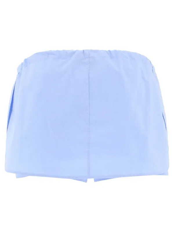 Alexander Wang Drawstring Skort With Crystal Hotfix
