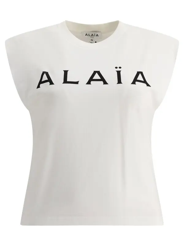 AlaïA T Shirt In White - 13% Off | Editorialist