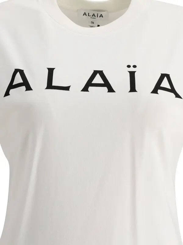 ALAÏA ホワイト Tシャツ サイズ36 AlaïA T Shirt In White - 13% Off | Editorialist