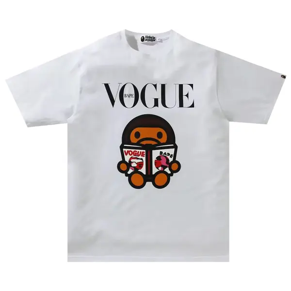 A BATHING APE X Vogue Baby Milo Tee - White