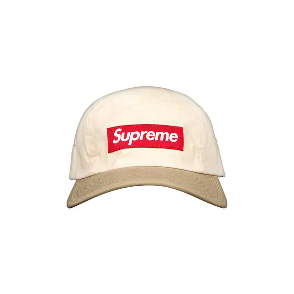 Supreme Waxed Cotton Camp Cap - Cream