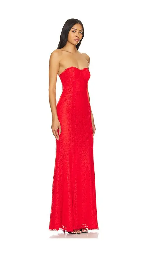 Majorelle Mari Elena Gown - Cherry Red