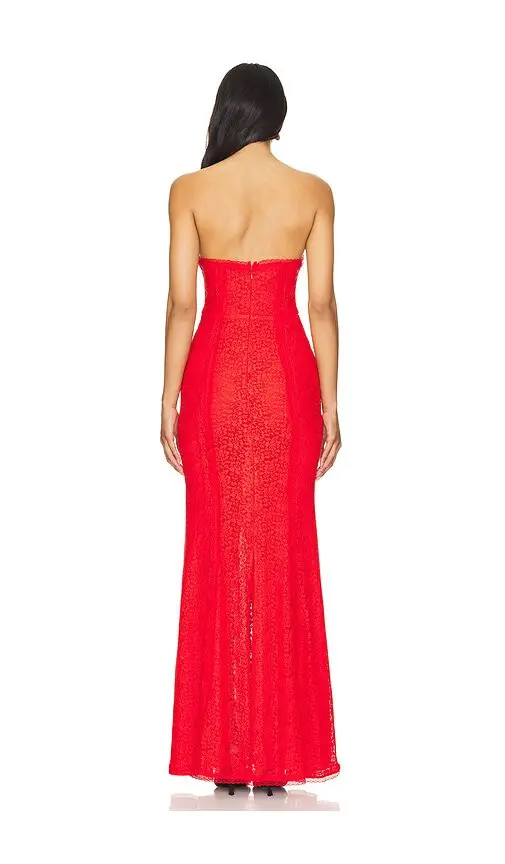 Majorelle Mari Elena Gown - Cherry Red