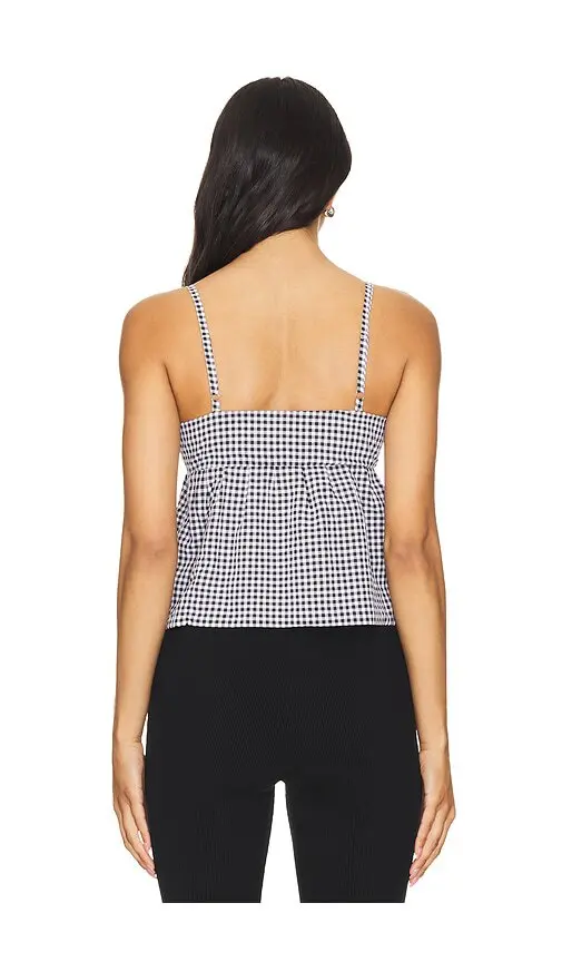 MORE TO COME Babydoll Top With Lace Trim
