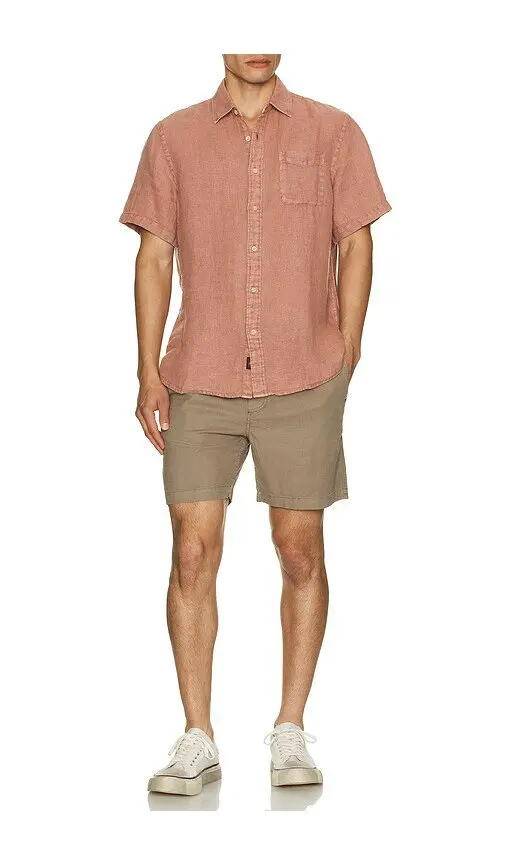 Faherty Brand Essential Drawstring Short - Mountain Cliff