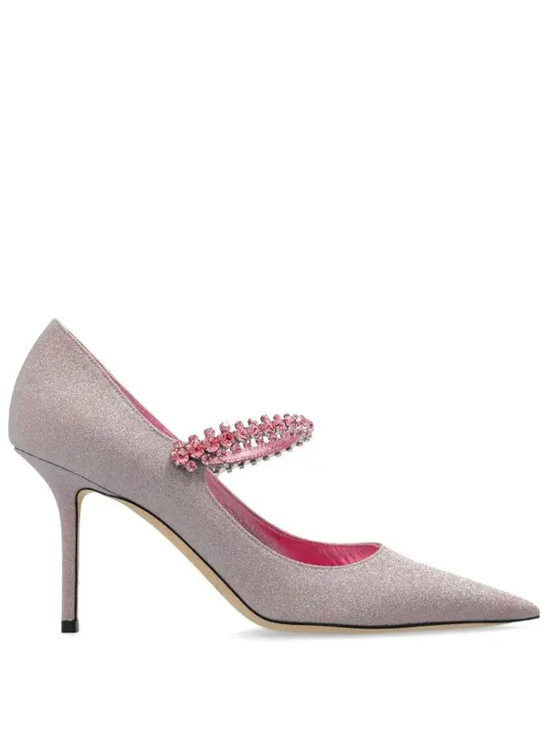 JIMMY CHOO Bing 85 Embellished Pumps
